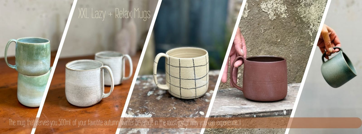 XXL Mugs 500 ml // Lazy + Relax mugs by Noot + Swart – Noot & Swart